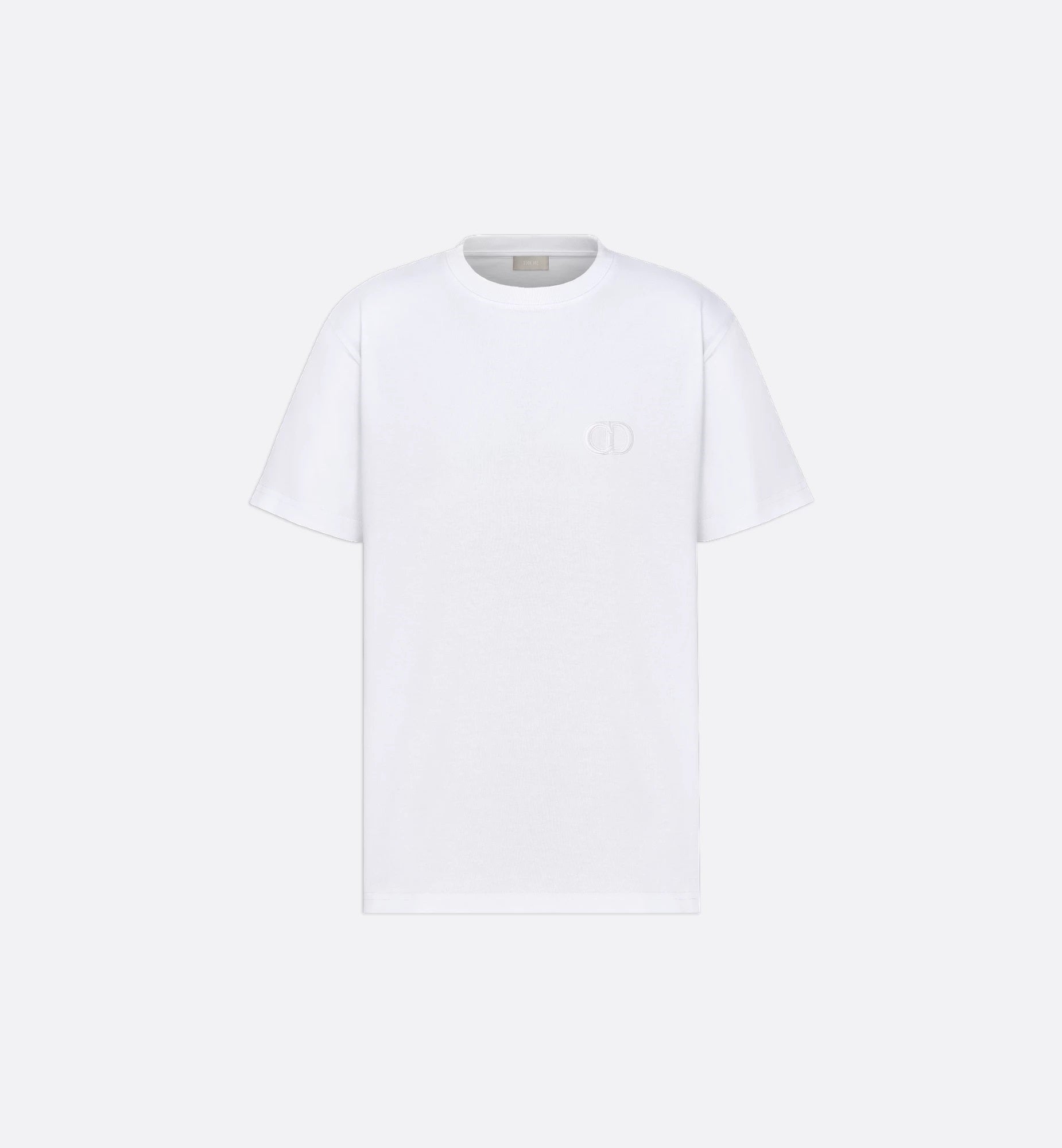 CD ICON Relaxed Fit White T-shirt – VOOXBG